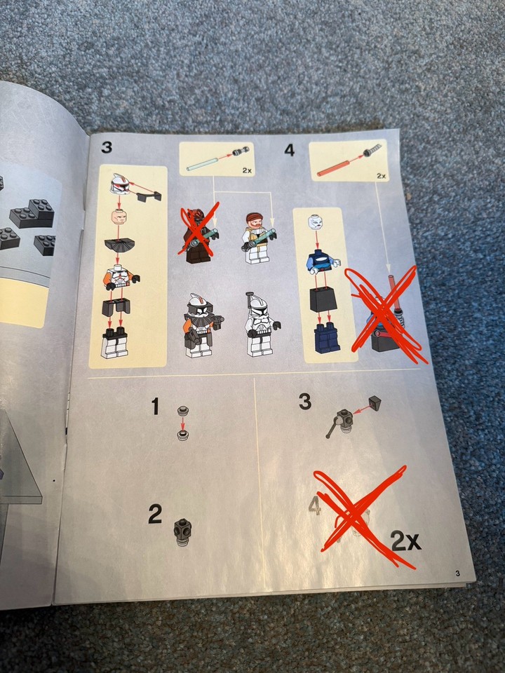 Lego Star Wars Republic Gunship 7676 Complete Except for Mini Figures ...