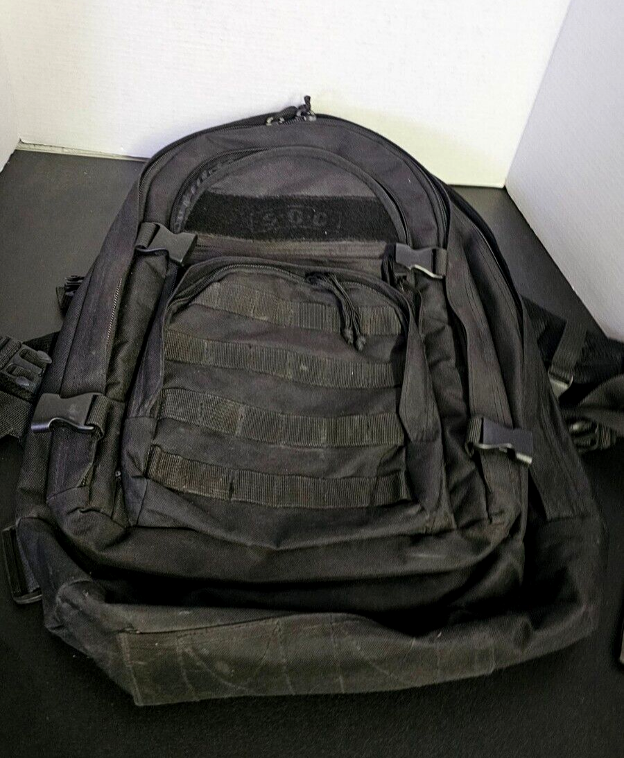 SOC Black Backpack Bugout Bag Expandable Tactical Military Deployment ...