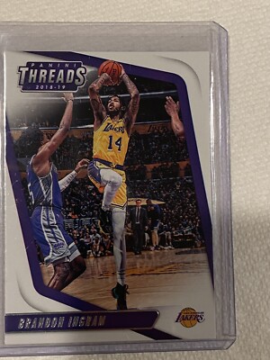 2018-19 Panini Threads Basketball Brandon Ingram Card #48 Los Angeles ...