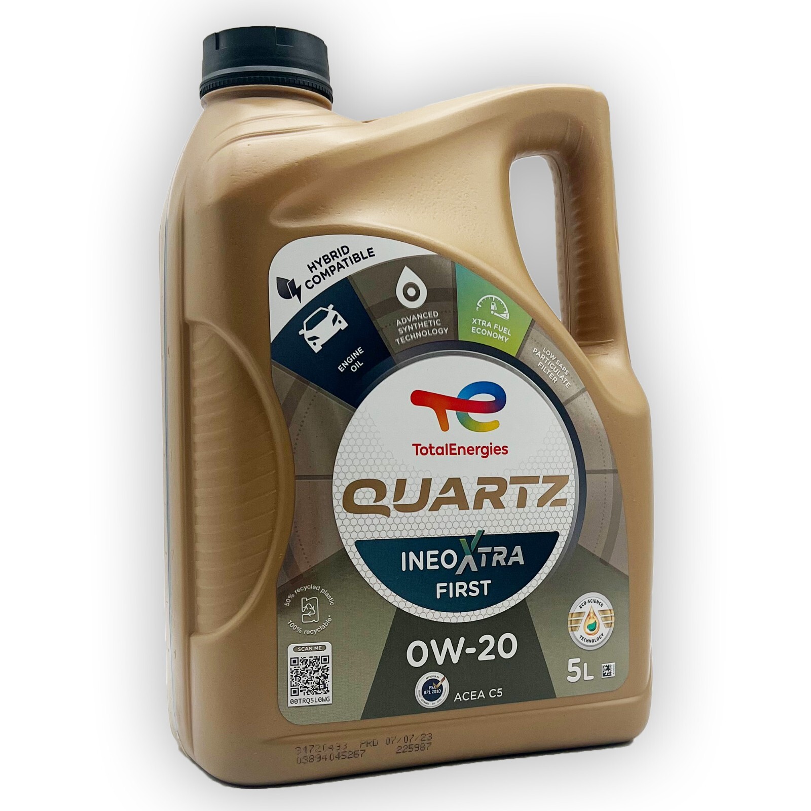 5 L TOTAL QUARTZ INEO XTRA FIRST 0W-20 0W20 PSA B71 2010 | eBay