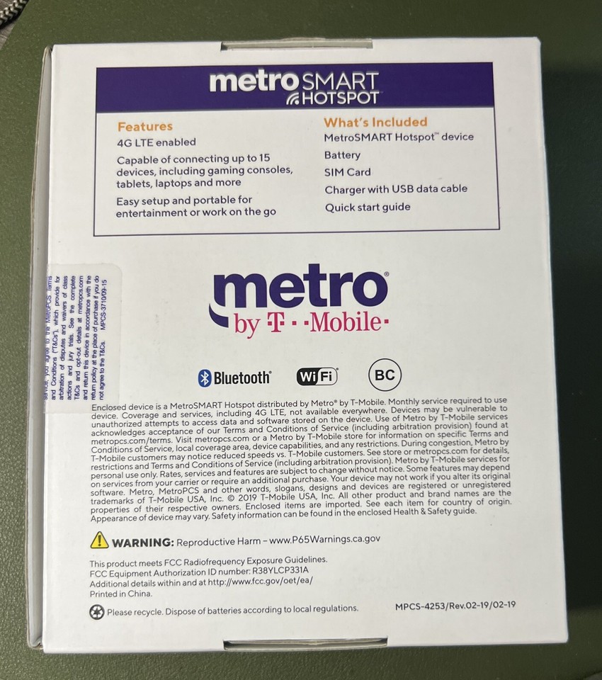 Metro SMART Hotspot - Metro by T-Mobile **NEW** | eBay