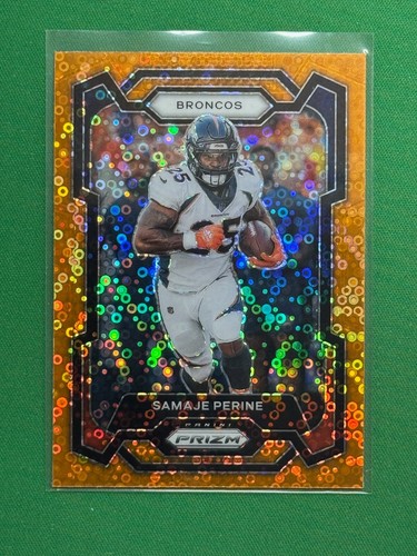 2023 Panini Prizm Football Disco Parallel #88 Samaje Perine | eBay