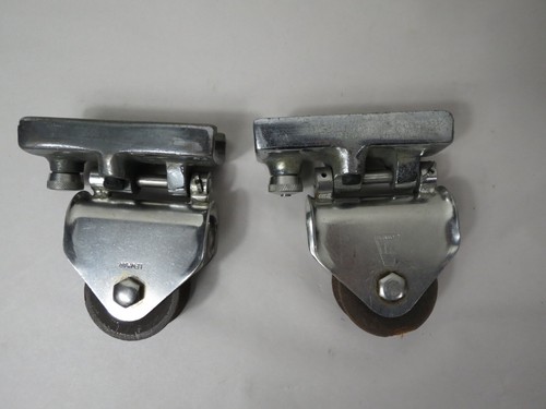 Vintage Lewmar Bronze Genoa track pulleys, track 1-1/4" | eBay