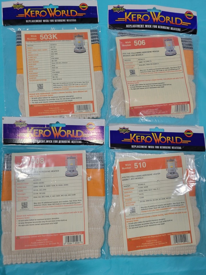 TOYOSET O-230, SC-230 KEROSENE HEATER WICK, IGNITER, WICK BRUSH & GUIDE ...