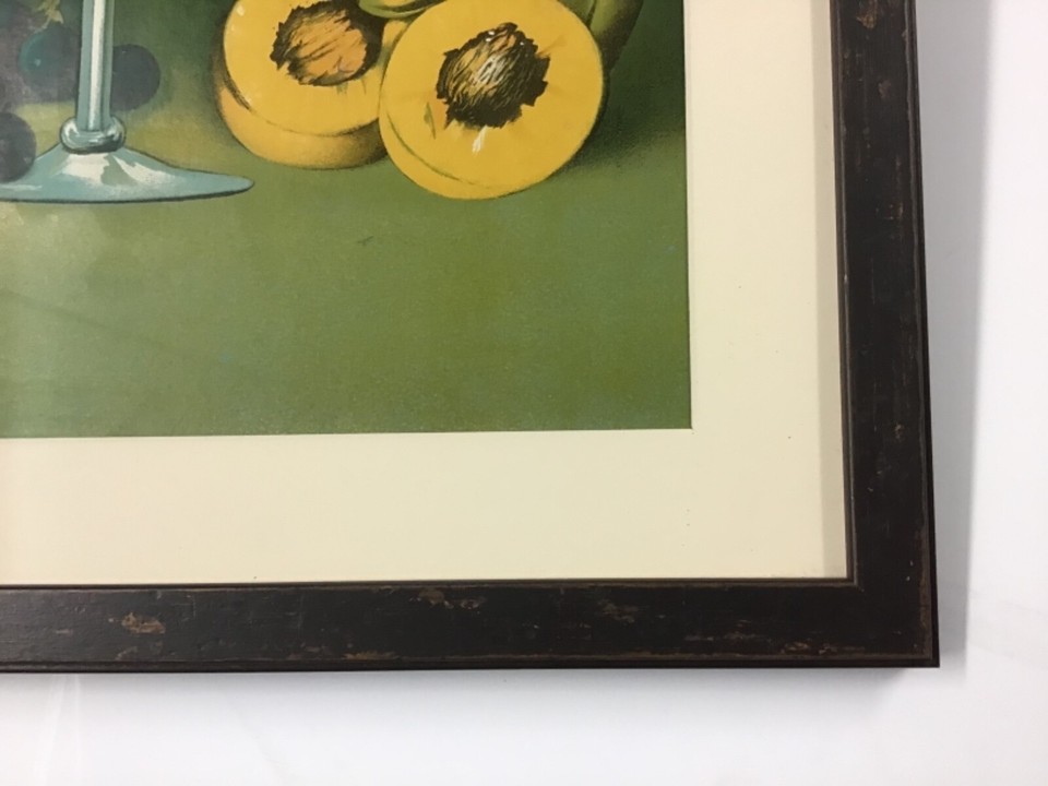 1911 Chromolithograph James Lee Chicago “Select Fruit” Nice Framez | eBay