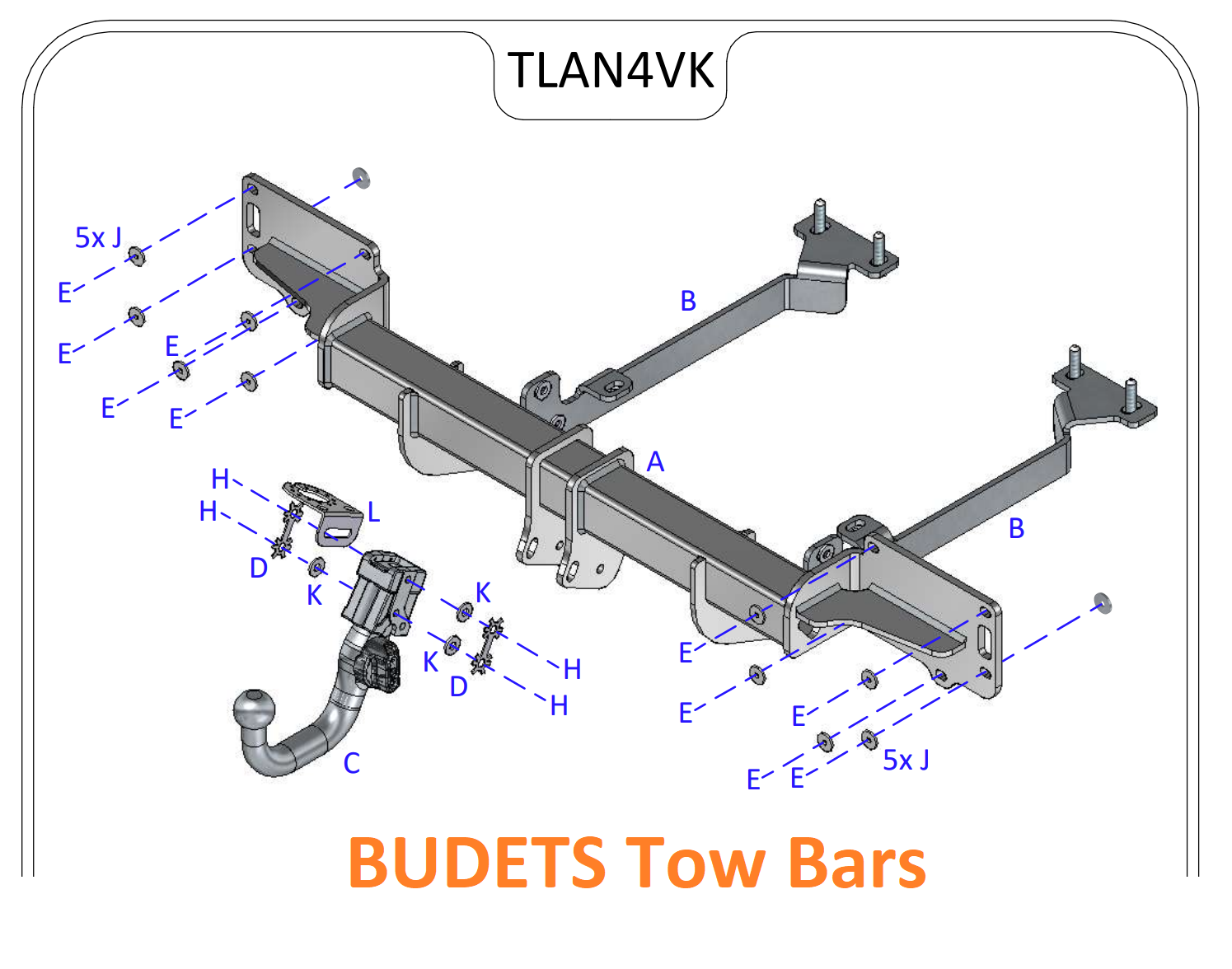 Range Rover Tow Bar 2012 to 2022 (L405) - Tow Trust DETACHABLE Tow Bars ...