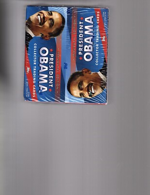 PRESIDENT OBAMA WHOLESALE BOX OF COLLECTOR TRADING CARDS TOPPS 24 PACK ...