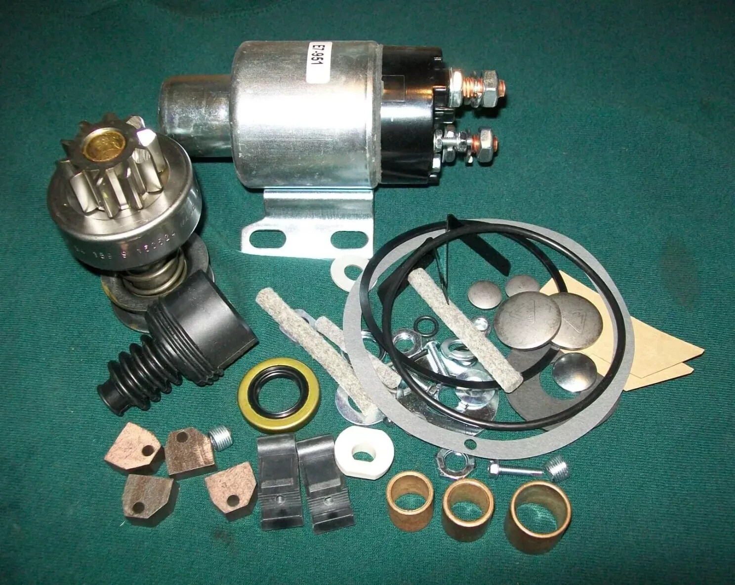 Delco 1113647 35MT Starter rebuild kit Farmall IH 1206D Diesel Drive ...