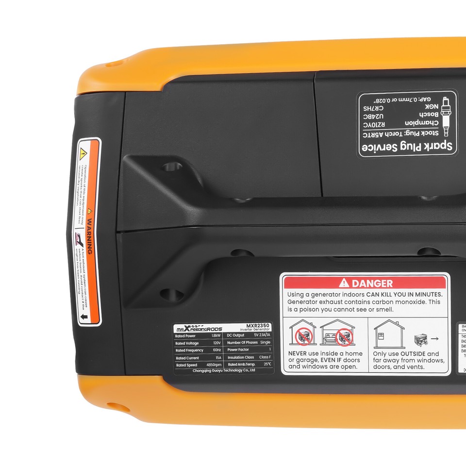 120V 2300W Inverter Generator Portable light weight Gas Power For ...