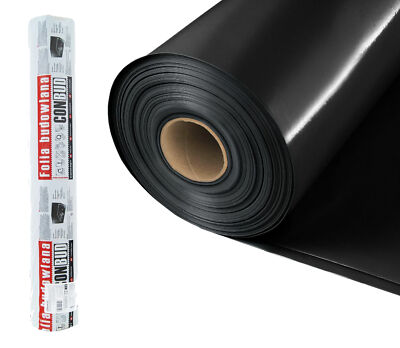 Damp Proof Membrane Black Polythene Sheeting Roll DPM 4m 5m Wide 300M ...