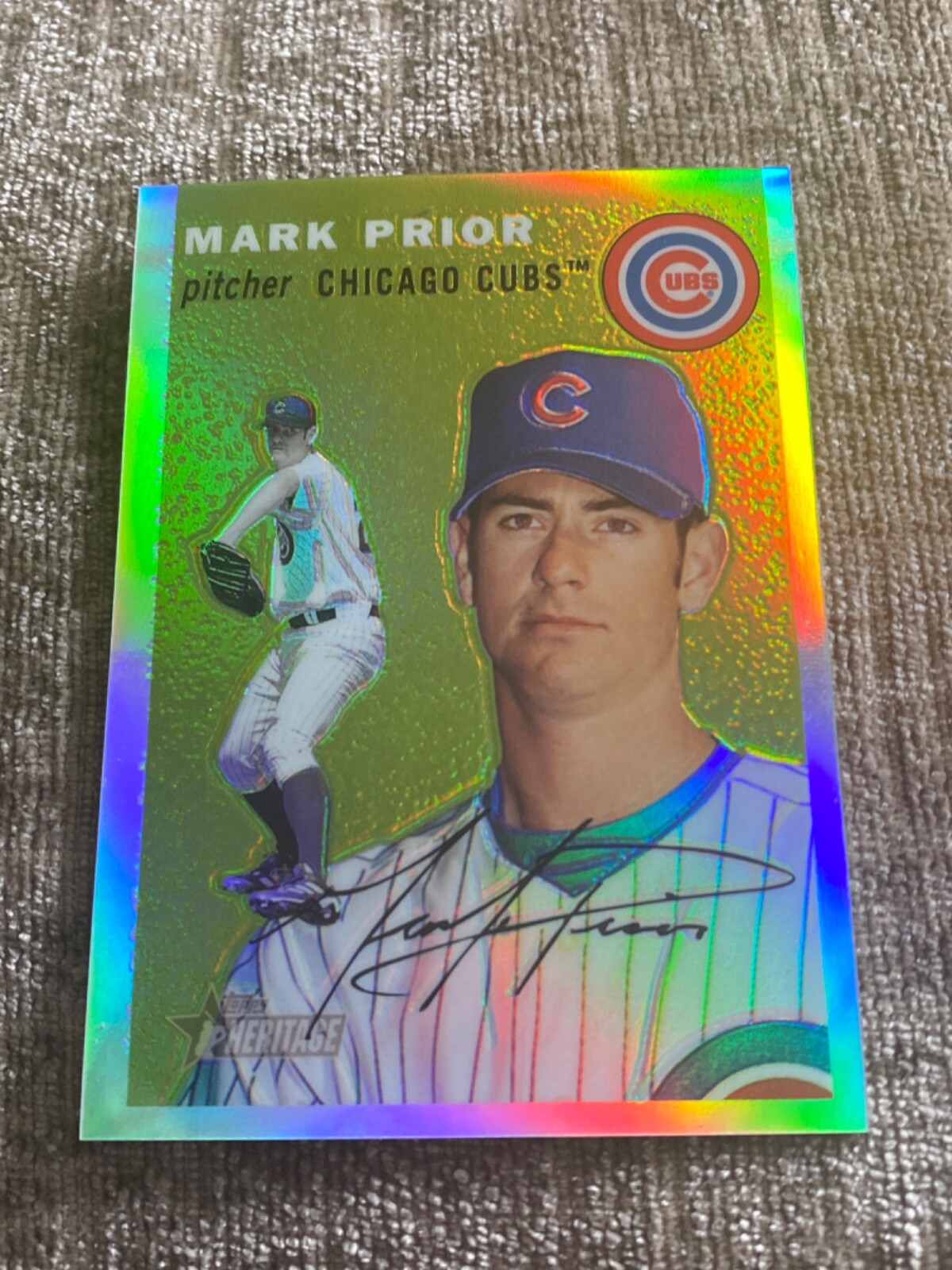 Mark Prior 2003 Topps Heritage #THC94 Chrome Refractor /554 Price Guide ...