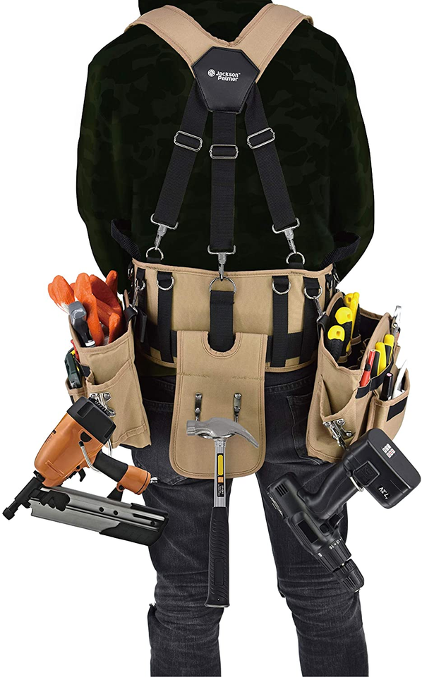 Professional Comfort-Rig Tool Belt with Adjustable Suspenders ...