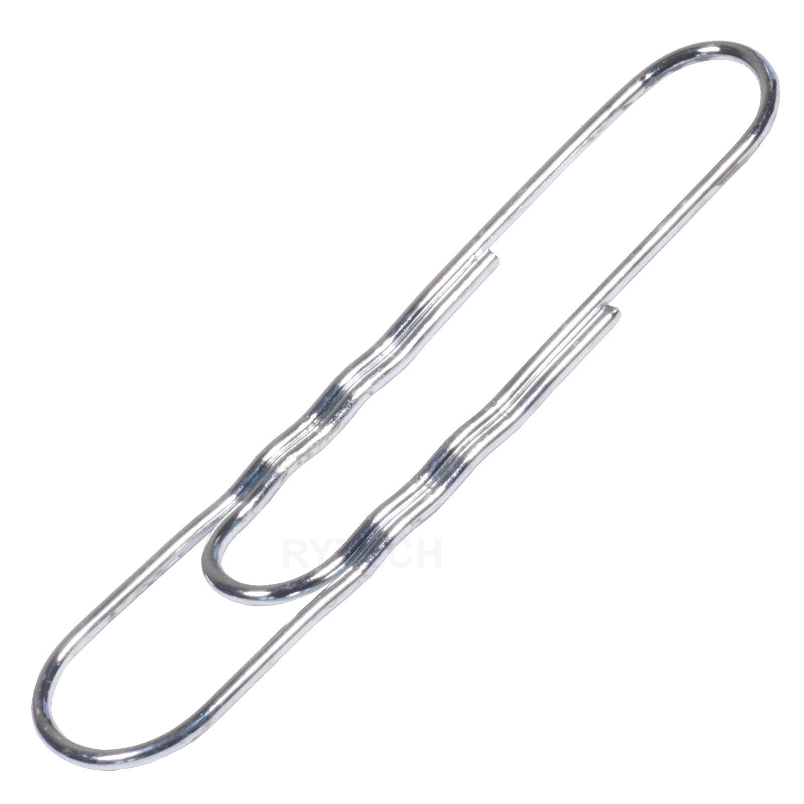 75mm Jumbo Wavy Paper Clips Polished Steel Large Office Filing Box ...