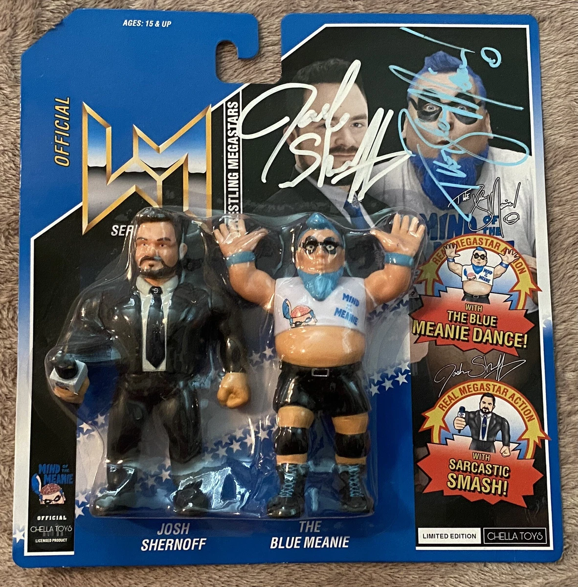 Blue Meanie Wwe Figure