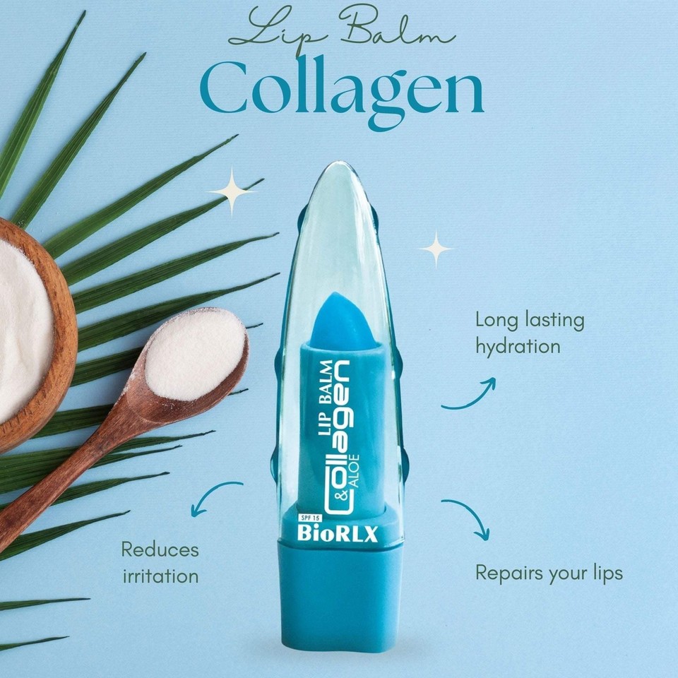 BioRLX Collagen and Aloe Vera Lip Balm | eBay