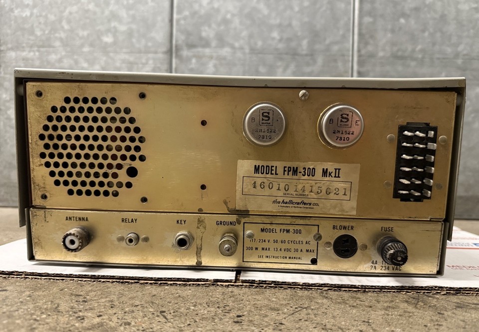 Hallicrafters FPM-300 MKII Vintage Ham Radio Transceiver (untested) | eBay