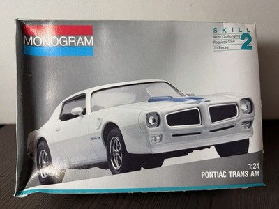 MONOGRAM PONTIAC FIREBIRD TRANS AM model car kit #27941991 1:24 open ...