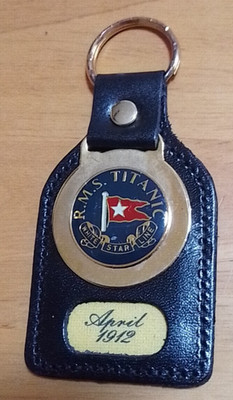Vintage RMS Titanic White Star Line Key Tag Fob Ring Collectable | eBay ...