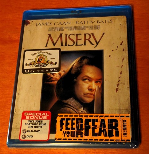 Misery Blu-ray Stephen King James Caan Kathy Bates Rob Reiner Goldman ...