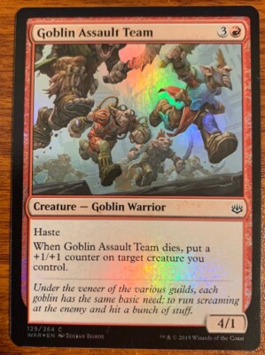 2019 MTG Wizards of the Coast Mystery Booster Foil Goblin Assault Team ...