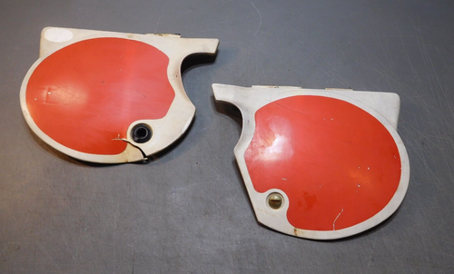 Yamaha XT500 Left Right Side cover plastic panel number plate | eBay