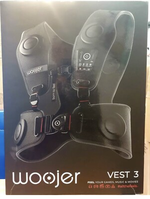 Woojer VEST 3 - WJRV3-101N - Haptic Vest 3 - Black - Made For Meta ...