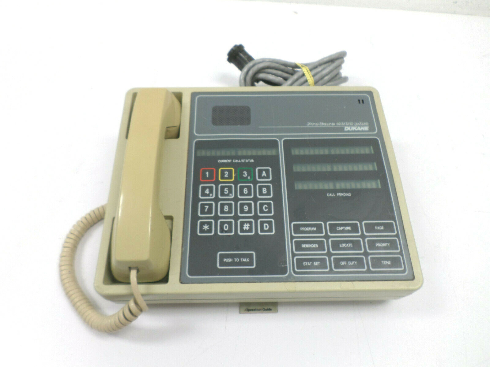VINTAGE Dukane ProCare 4000 Plus Nurse Call Master Station**RARE ...