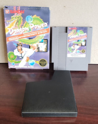 Dragon Power- NES Game with Box and Styrofoam - TESTED AND WORKING ...