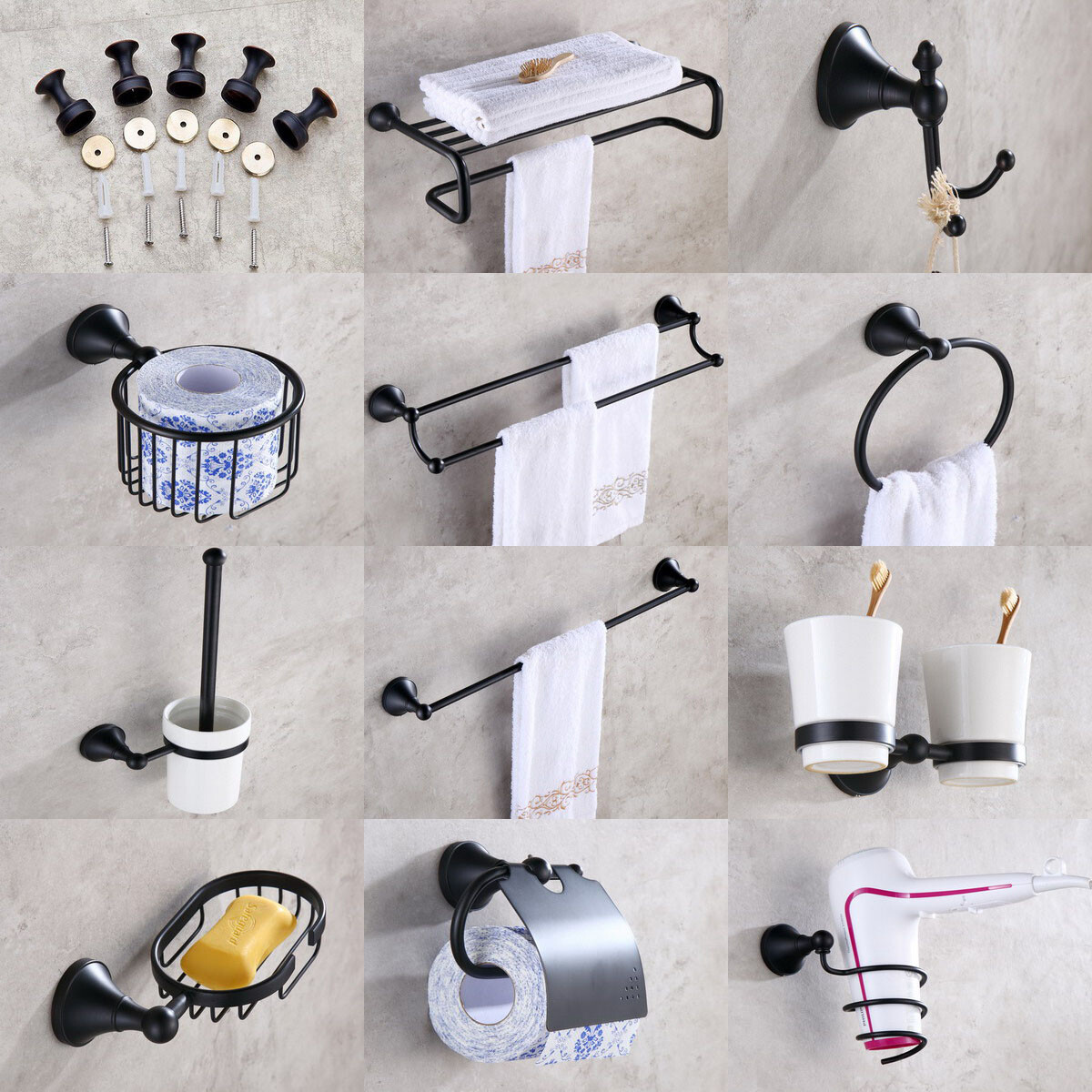 Bronze Bathroom Set Bronze Bathroom Accessories | Tap Warehouse