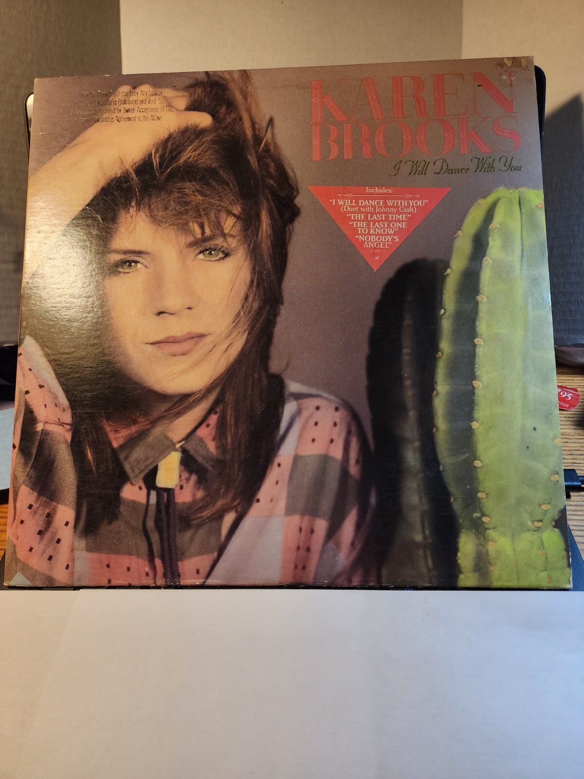 KAREN BROOKS I WILL DANCE WITH YOU 1985 A&M -Stamped PROMO VG+ R49 | eBay