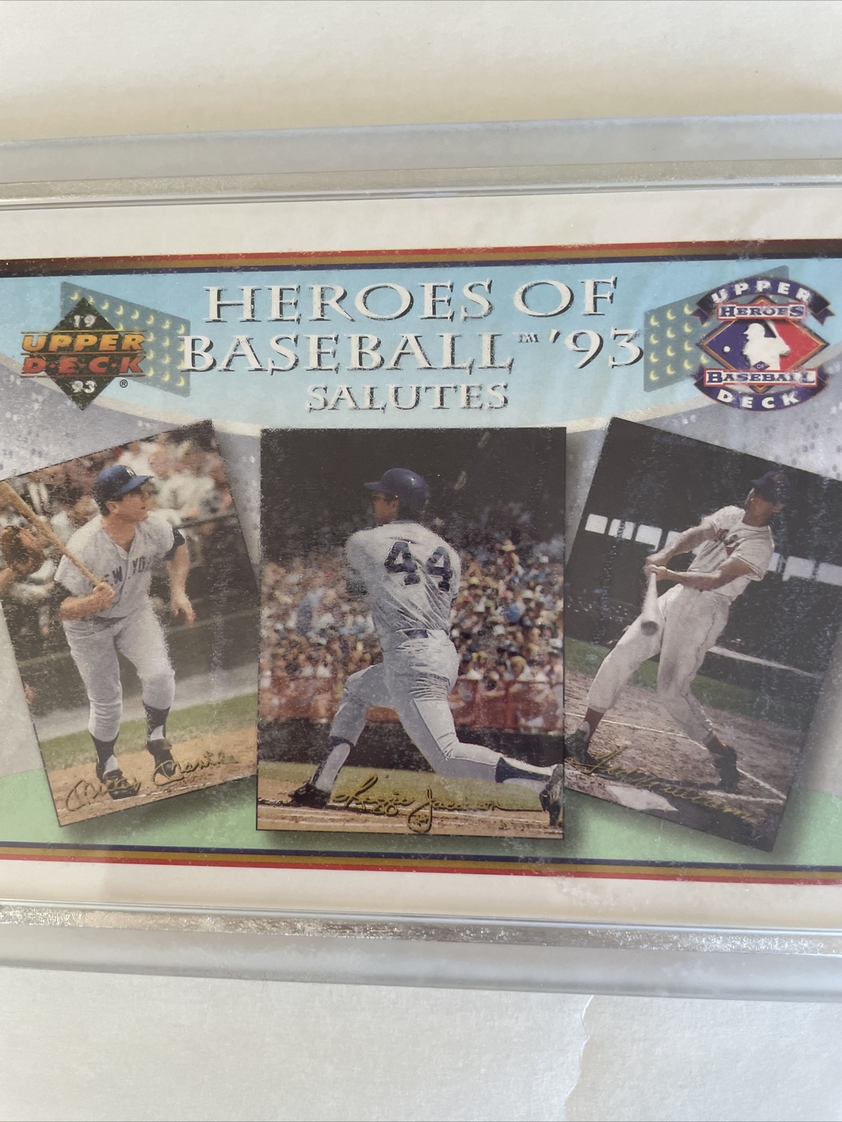 HEROES OF BASEBALL Upper Deck MICKY MANTLE YANKEES | eBay