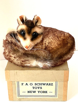 Vintage Steiff Dormy Dormouse Mohair Plush Mouse with Original FAO ...