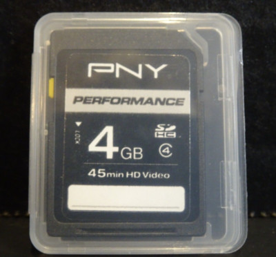 Genuine PNY Performance 4GB SDHC Memory Card | eBay