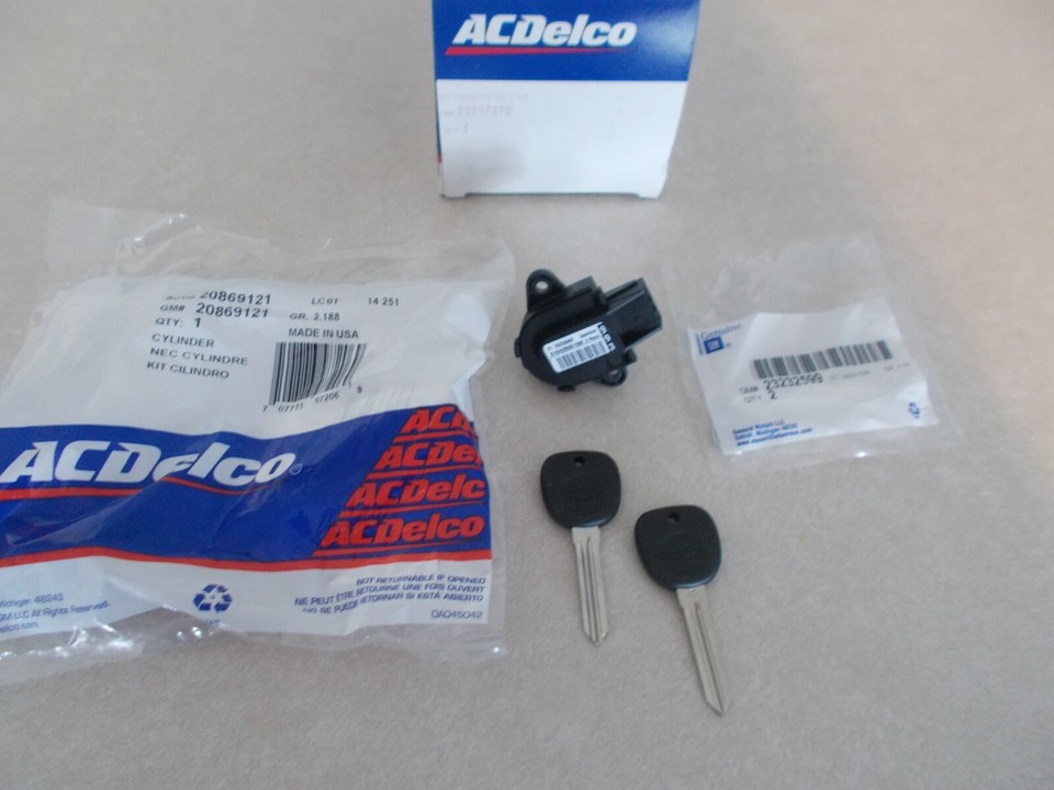 23237270 ACDelco O.E Ignition Cylinder Switch Kit - Free Shipping | eBay