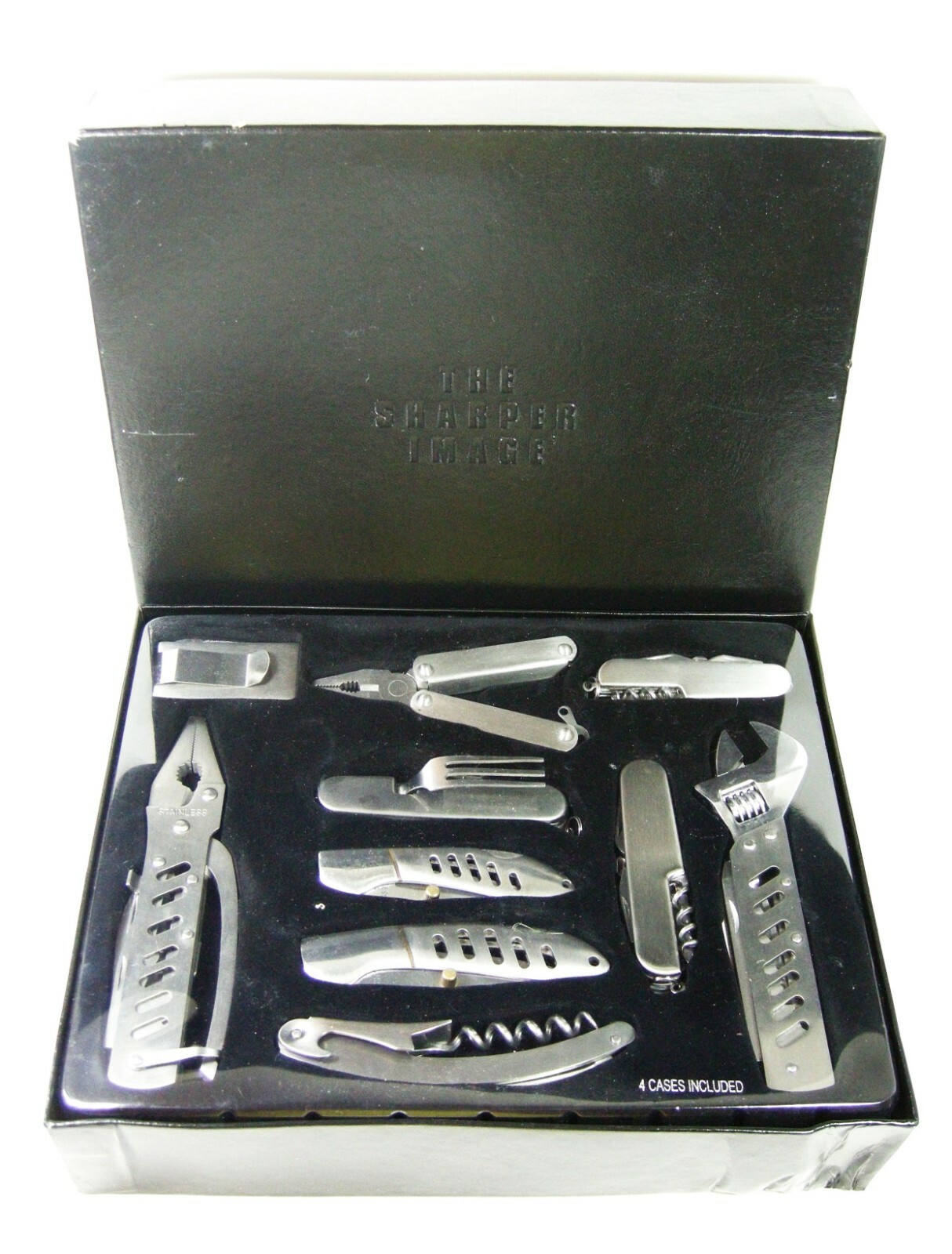 The Sharper Image Essential Multi Use Tool Set with Cases New In ...