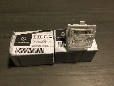 2007-‘13 Mercedes-Benz S550 W221 License Plate Lamps 221 820 08 56 64 ...