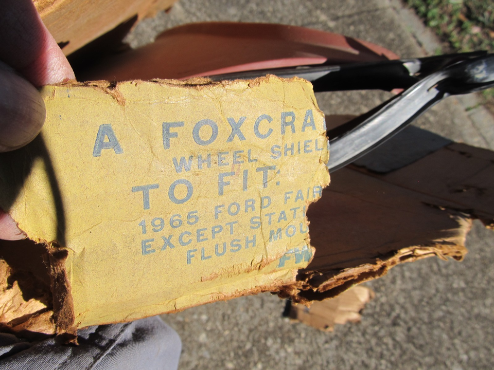 NOS Foxcraft Ford 65 1965 Fairlane 500 Fender Skirts XL LTD FWS-65F | eBay
