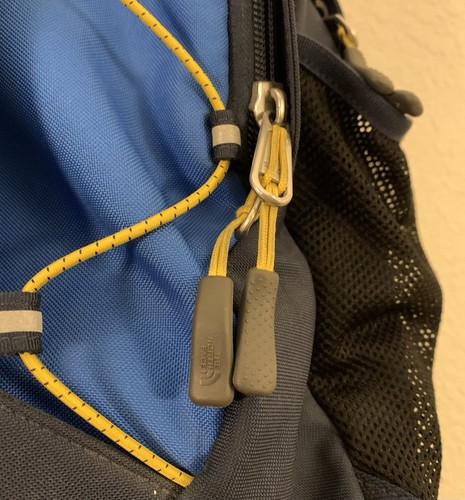 North Face Jester Backpack Outdoor Hiking Casual Bag Blue Color! | eBay