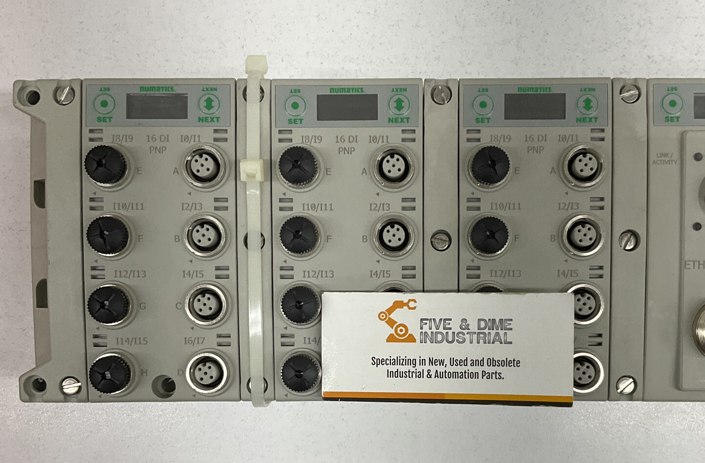 Numatics AK3BH00004NMUF 8 Bank Ethernet Manifold | eBay