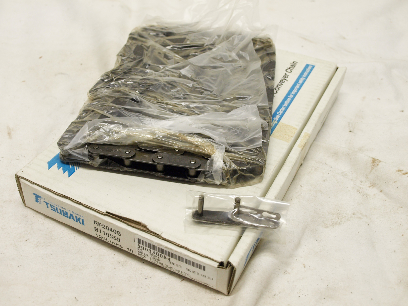 Tsubaki C2040-riv Chain 10 FT Rf2040 Riveted Double Pitch for sale ...