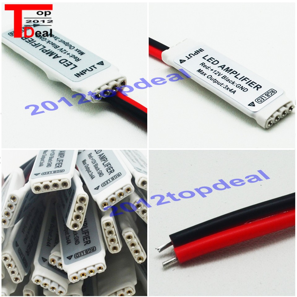 20pcs DC12V Mini RGB Led Amplifier 3 Channel for SMD 3528 5050 RGB Led ...