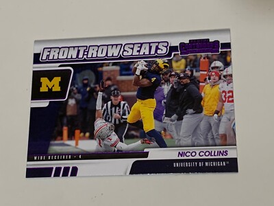 2021 Panini Contenders Draft Picks - Front Row Seats Purpl #28 Nico ...