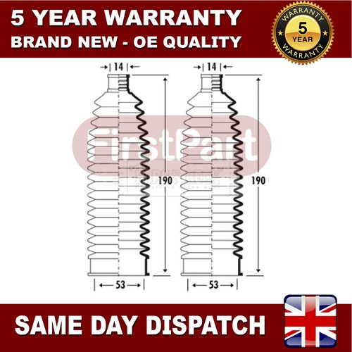 Fits Renault Megane Scenic FirstPart Front Steering Rack Boot Set ...
