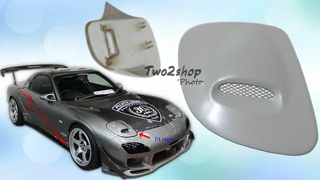 FRP Feed MAZDA Rx7 Rx-7 Fd3s FD Right Side Headlight Cover Air Intake ...