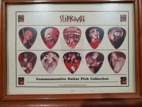 SLIPKNOT** guitar picks commemorative display** Stonesour | eBay