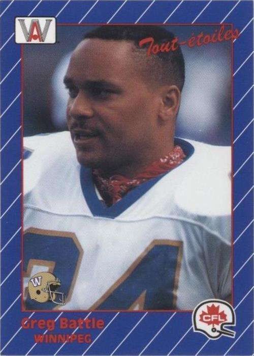 1991 All World CFL French - Greg Battle #59 for sale online | eBay