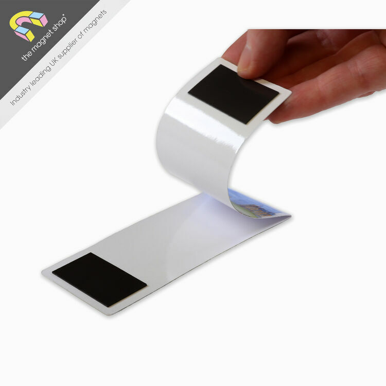 80 Self-Adhesive Magnetic Strips 0.8mm, Small Sticky Magnets for Crafts ...