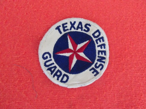 ORIGINAL TWILL WW2 1941-43 TEXAS STATE DEFENSE GUARD PATCH OFF UNIFORM ...