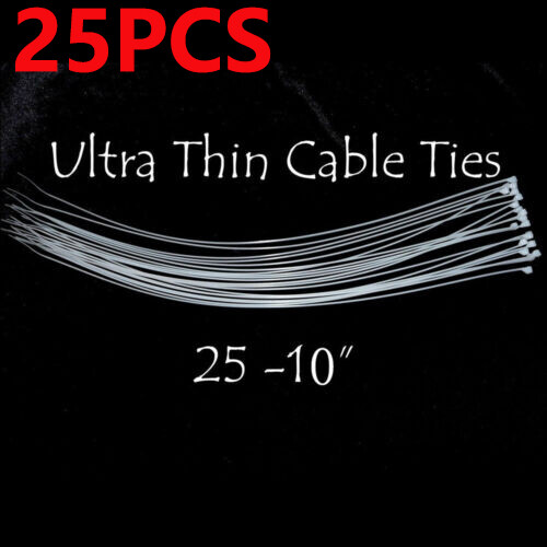 25 pcs 10" Ties Ultra Thin Cable Ties for Reborn doll supply Premium ...