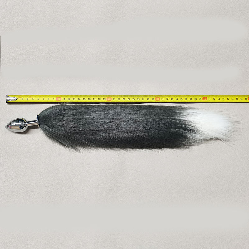 Fox Tail Plug Stainless Steel Plug Role-Play SM Bondage Insert For ...